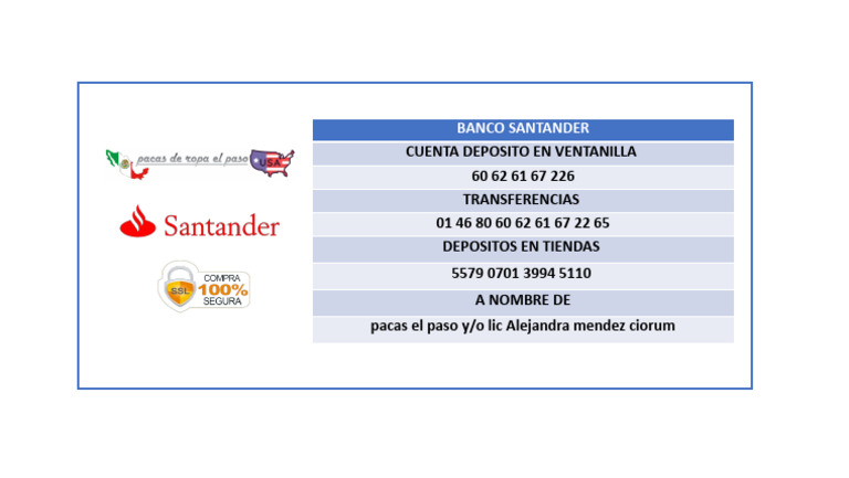 Extracto Bancario de Banco Santander | PDF