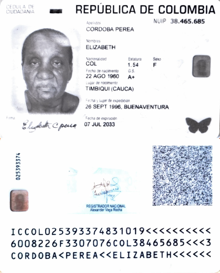 Cedula Elizabeth | PDF