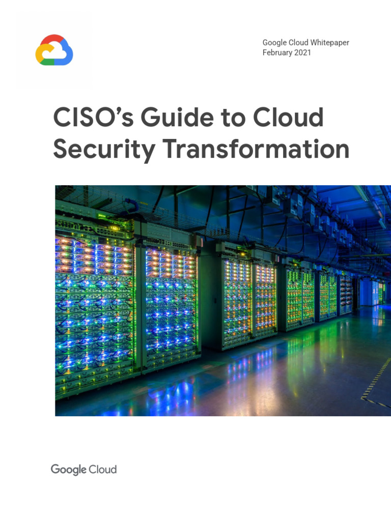 CISO's Cloud Security Guide 2021 | PDF | Cloud Computing | Software As A Service