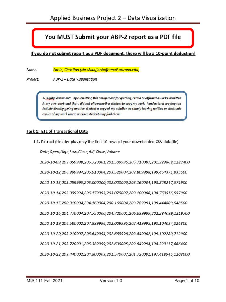 Farlin Abp-2 Project Final Version | PDF | Investing | Stocks