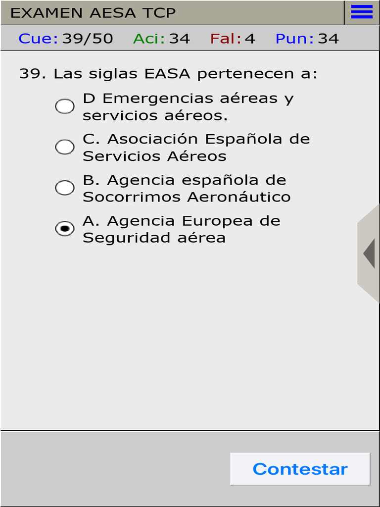 Test Examen Aesa TCP | PDF