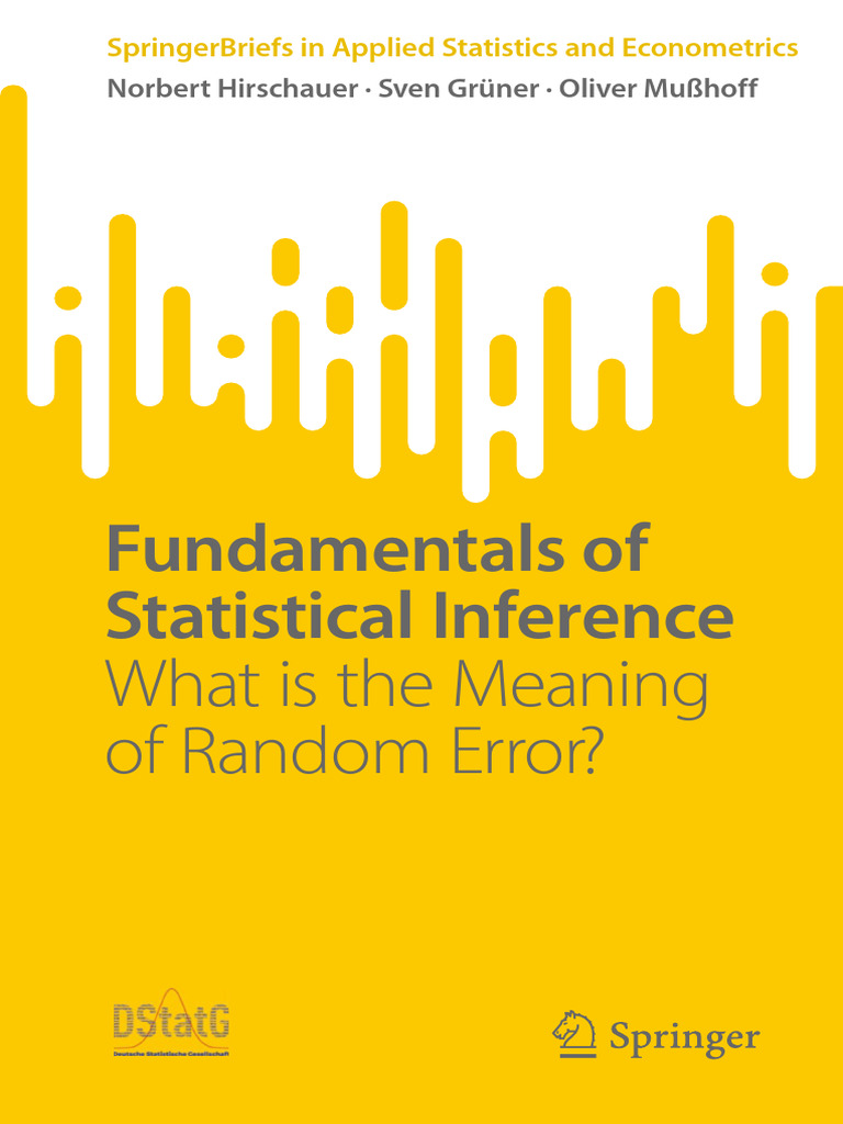 Fundamentals of Statistical Inference: What Is The Meaning of Random Error? | PDF | Statistical ...