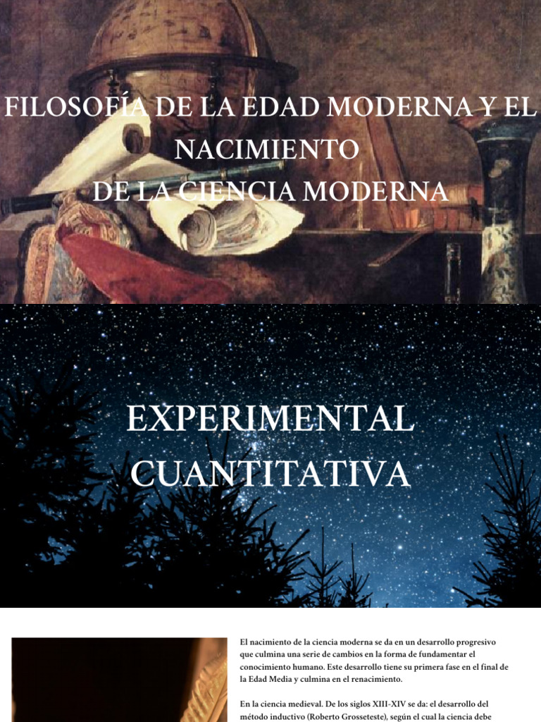 El Nacimiento de La Ciencia Moderna | PDF