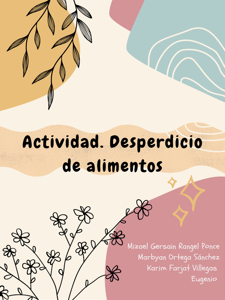 Desperdicio de Alimentos | PDF | Naturaleza | Economias
