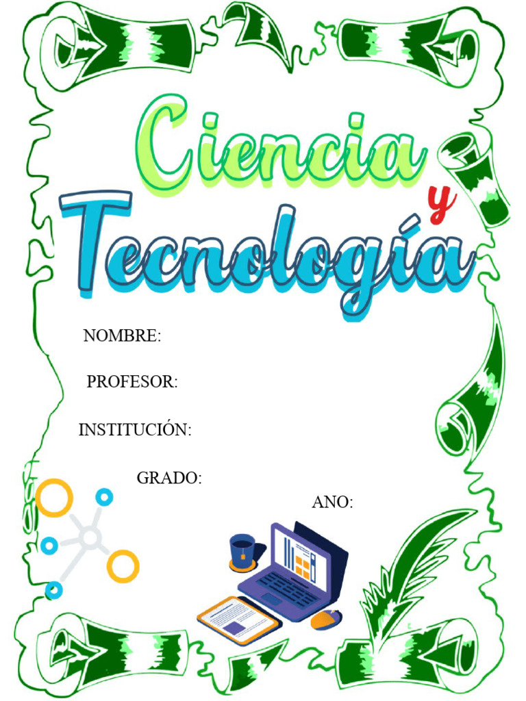 Caratulas de Ciencia y Tecnologia para Secundaria | PDF