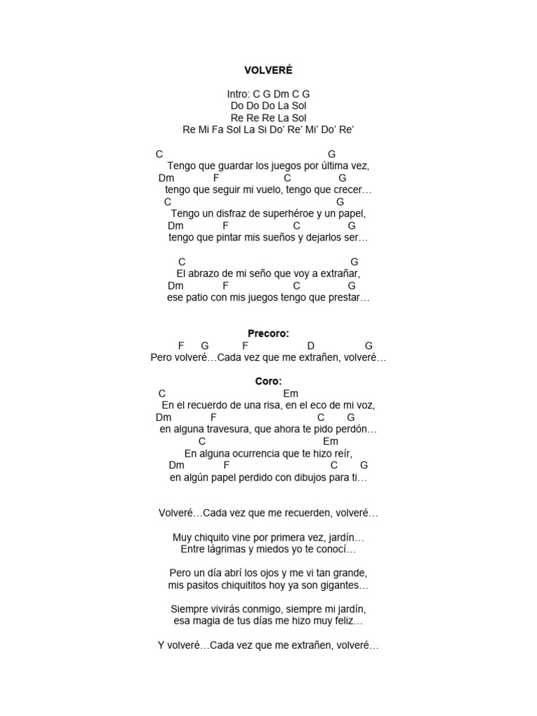 VOLVERÉ | PDF | Poesía