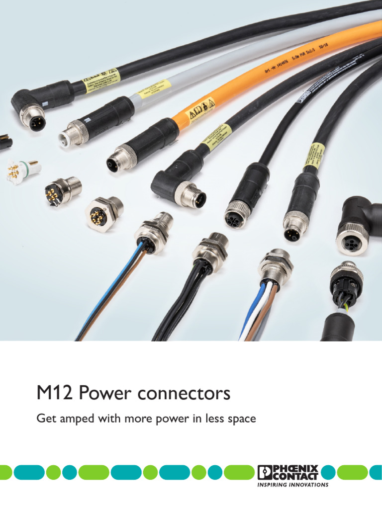 M12 Power Connectors Overview | PDF | Electrical Connector ...