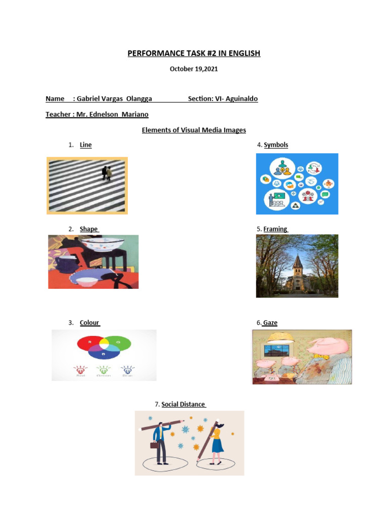 English Performance Task No. 2 | PDF English Performance Task No. 2 | PDF