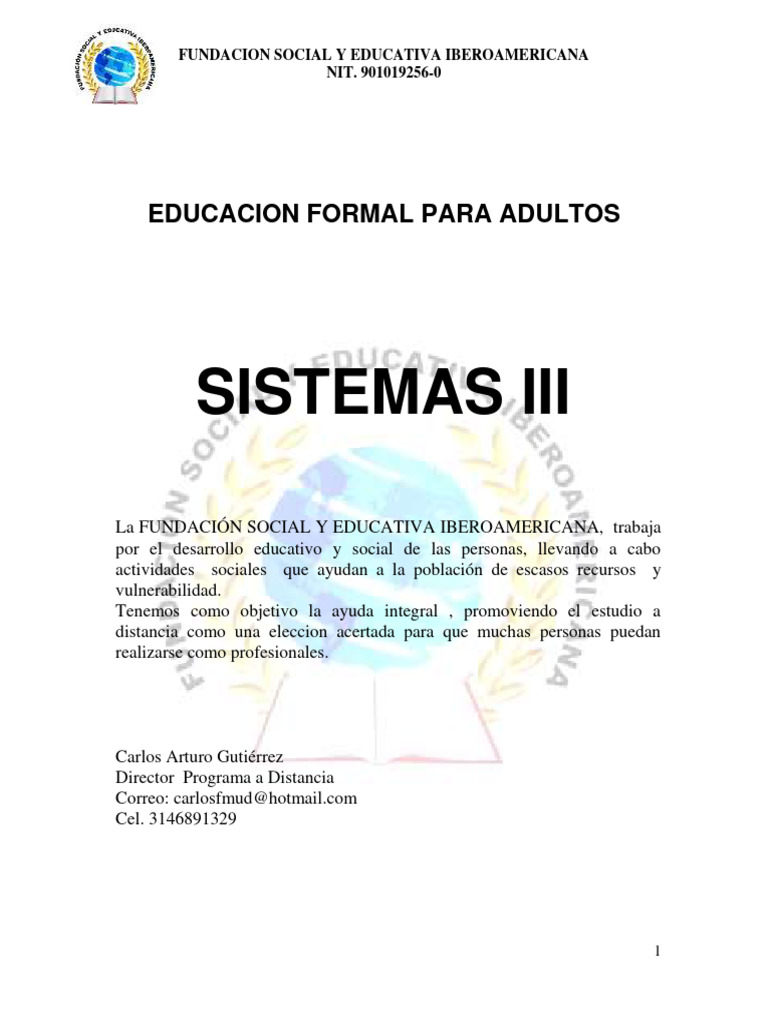 Modulo Ciclo III Sistemas | PDF | Microsoft Windows | Hardware de la ...
