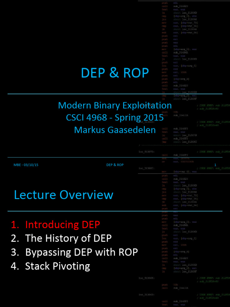 07 Lecture | PDF | Security Engineering | Operating System Technology
