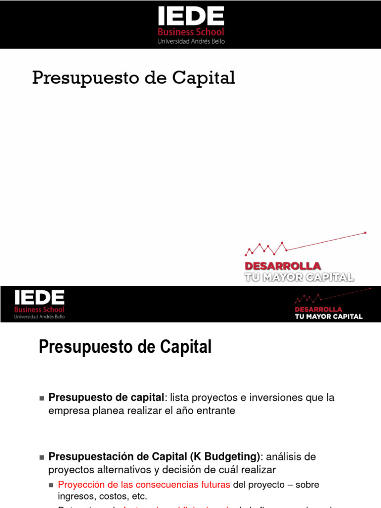4 Presupuesto de Capital | PDF | Presupuesto | Economias