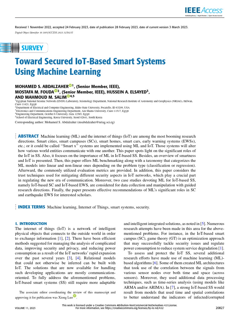 Toward Secured IoT-Based Smart Systems Using Machi | Download Free PDF ... Toward Secured IoT-Based Smart Systems Using Machi | Download Free PDF ...