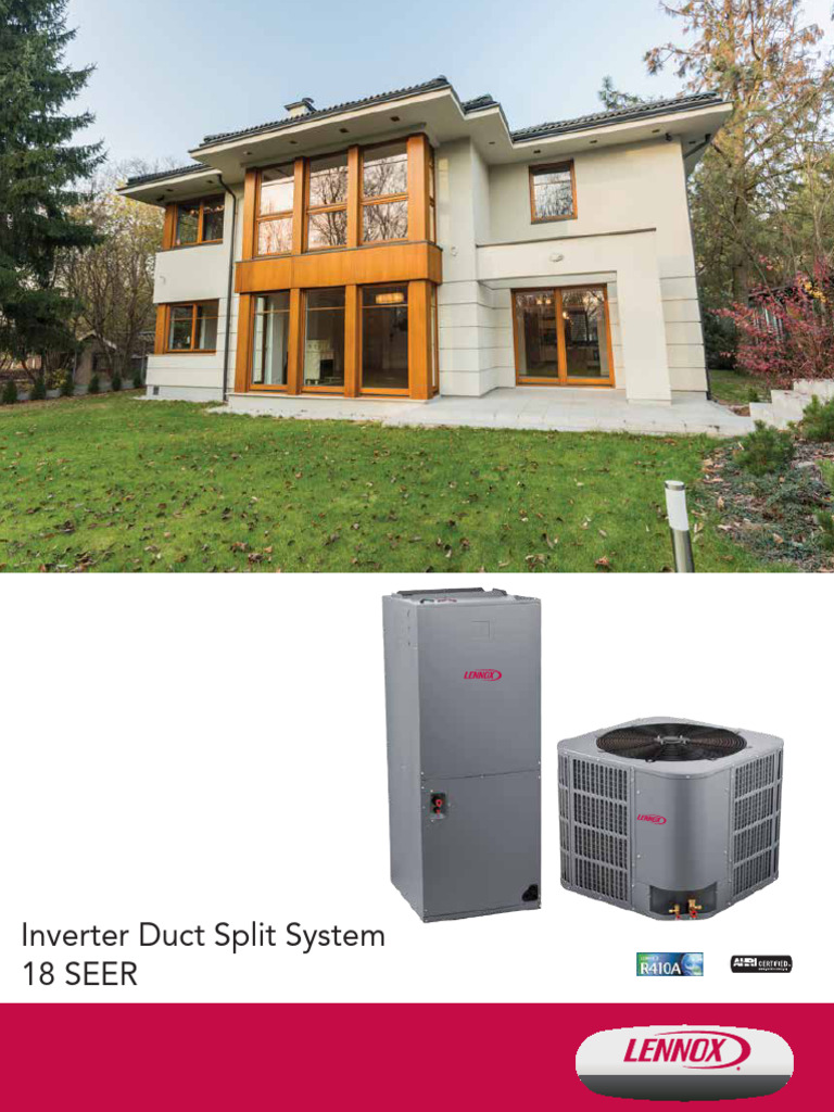 Central Lennox Inverter Brochure | PDF | Thermostat | Air Conditioning