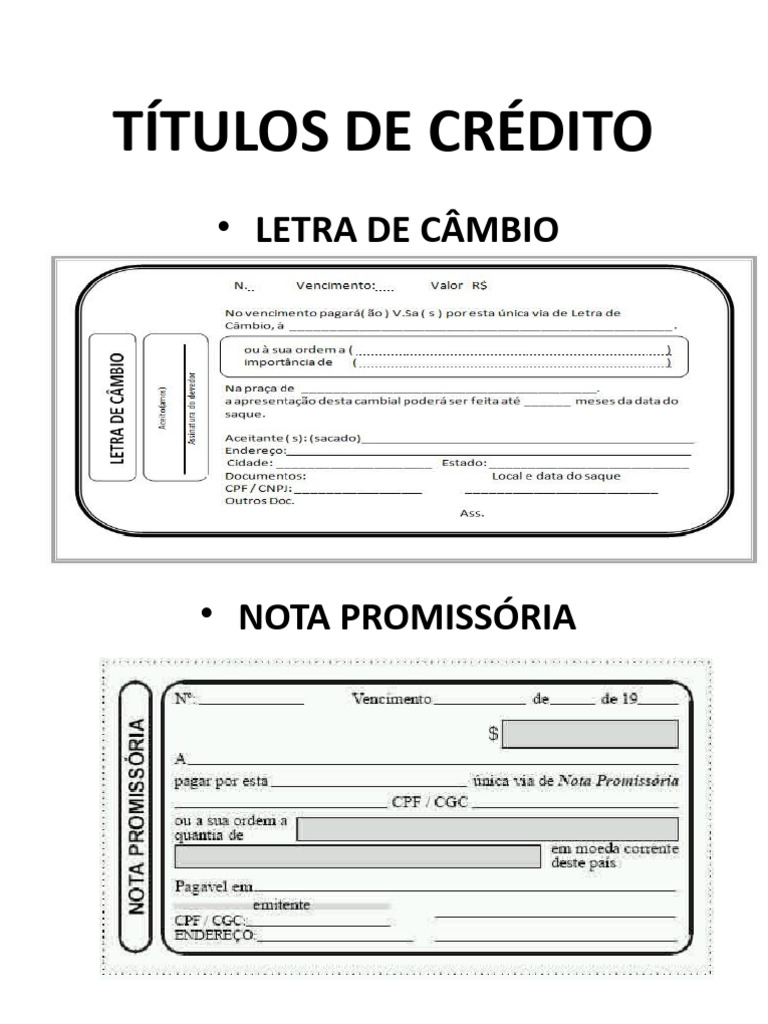 Titulos de Credito | PDF