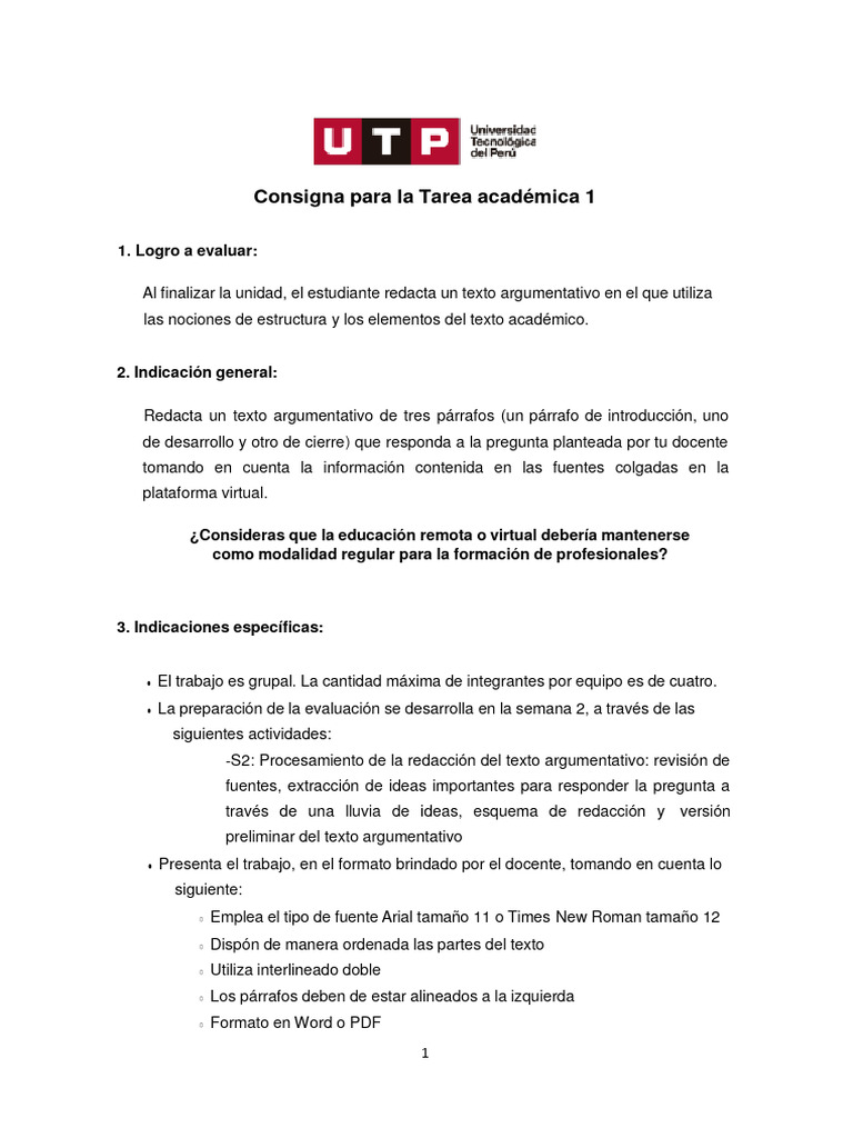 ? (AC-S03) Semana 03 - Tema 01 Tarea - Tarea Académica 1 | PDF ... ? (AC-S03) Semana 03 - Tema 01 Tarea - Tarea Académica 1 | PDF ...