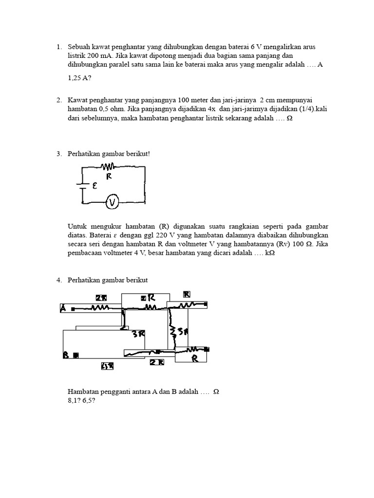 Latihan PH2 Fisika Kelas 12 | PDF