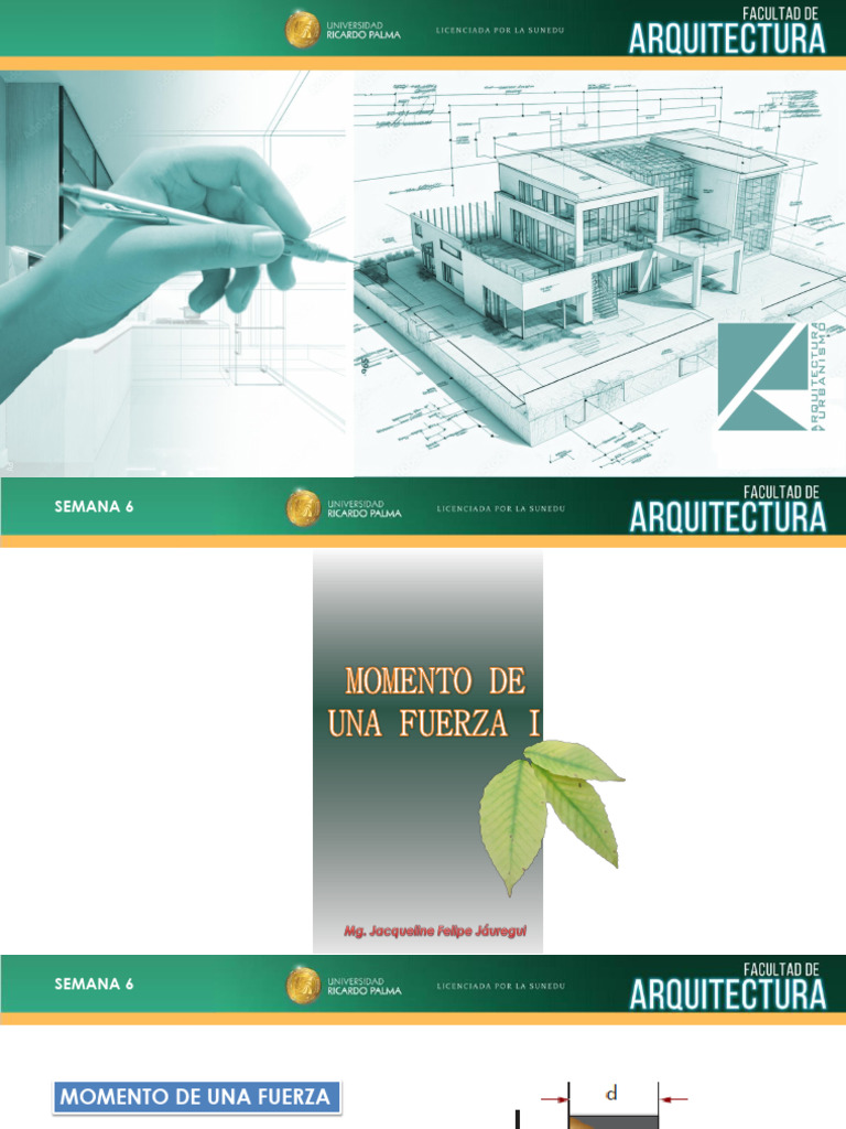 SEMANA 6 - SESION 11 y 12 - Momento de Una Fuerza I | PDF | Esfuerzo de torsión | Vector Euclidiano