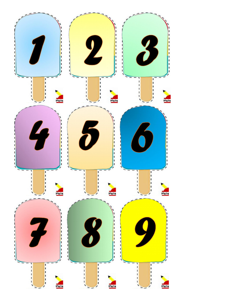 Paletas de Numeros | PDF