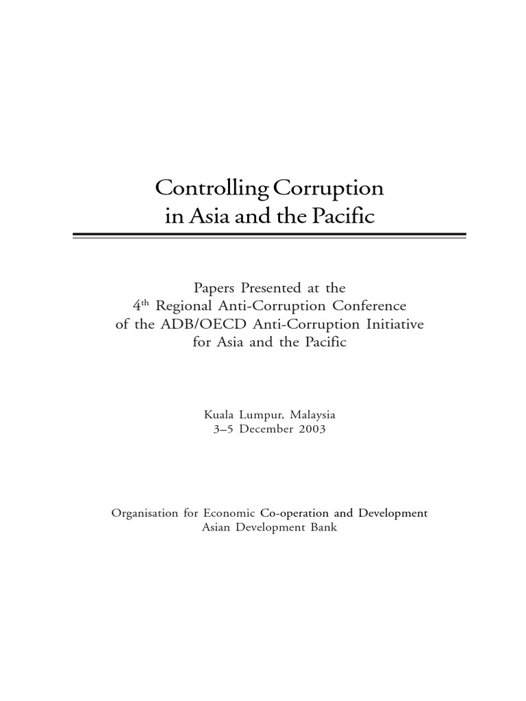 Controlling Corruption | PDF | Corruption | Political Corruption