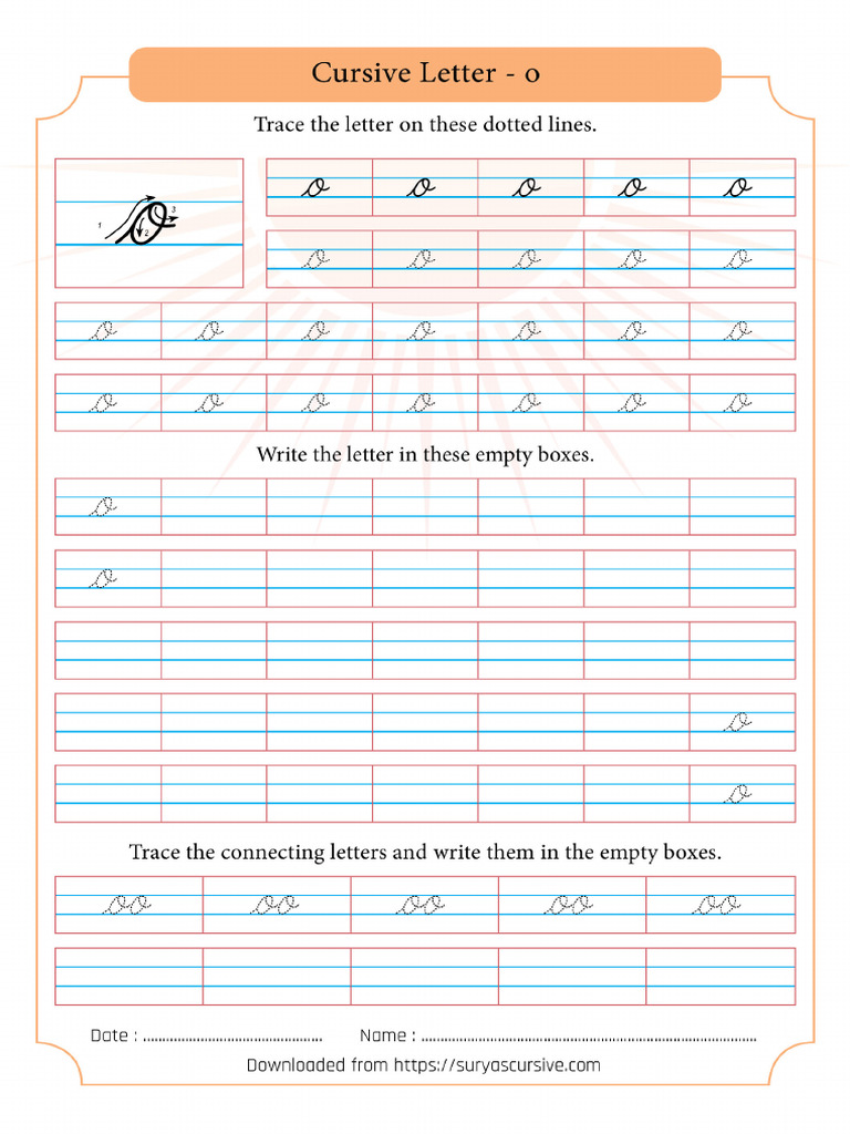 Cursive Lowercase Letters Worksheet Pages 15 | PDF