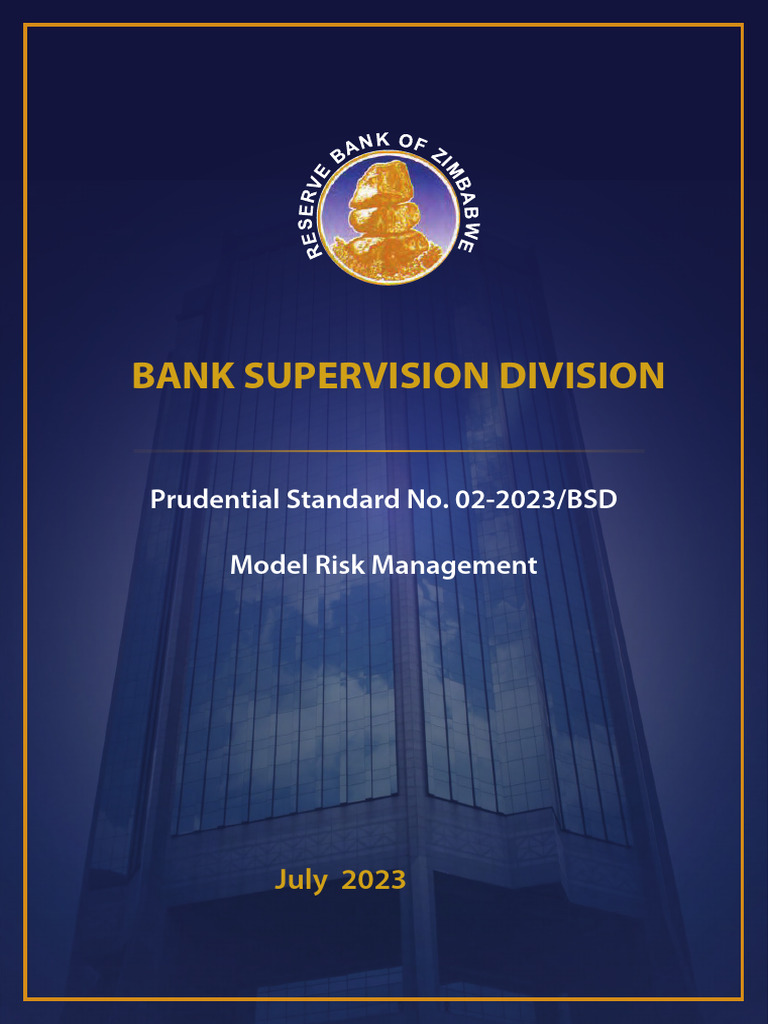 Model Risk Management Prudential Standard Final June 2023 | PDF ...
