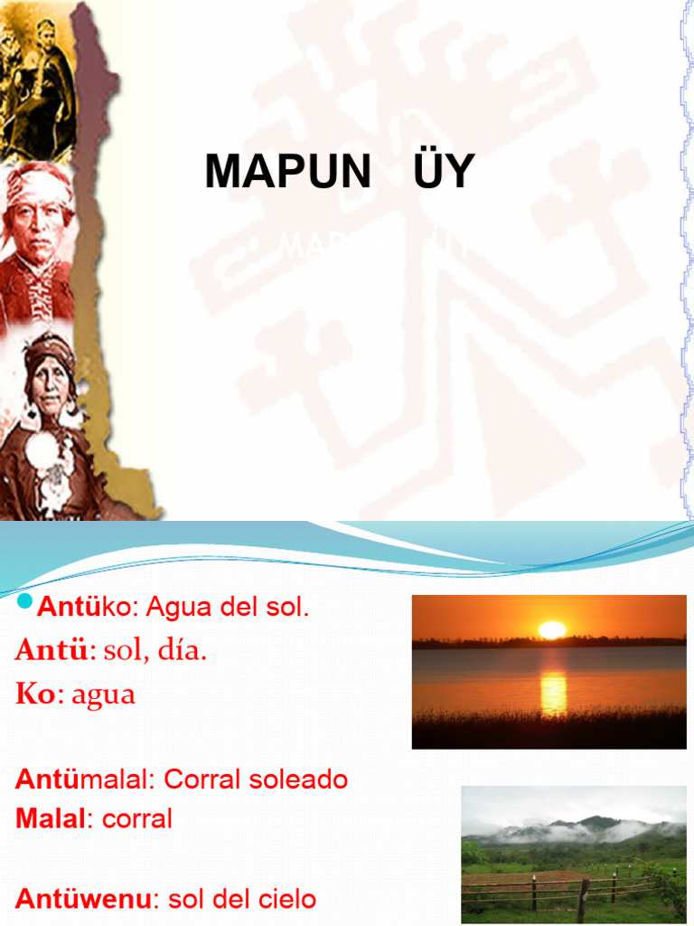 Toponimia MAPU | PDF | Naturaleza | Cielo