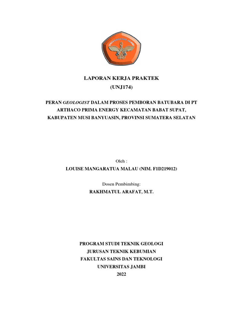 Peran Geologist di PT Arthaco Prima Energy | PDF