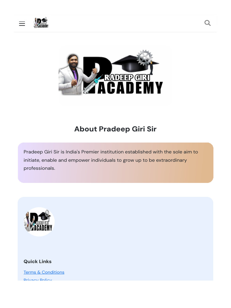 Pradeep Giri Sir | PDF