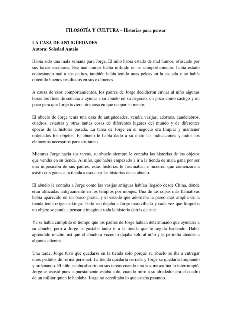 Cuentos Para Pensar Pdf