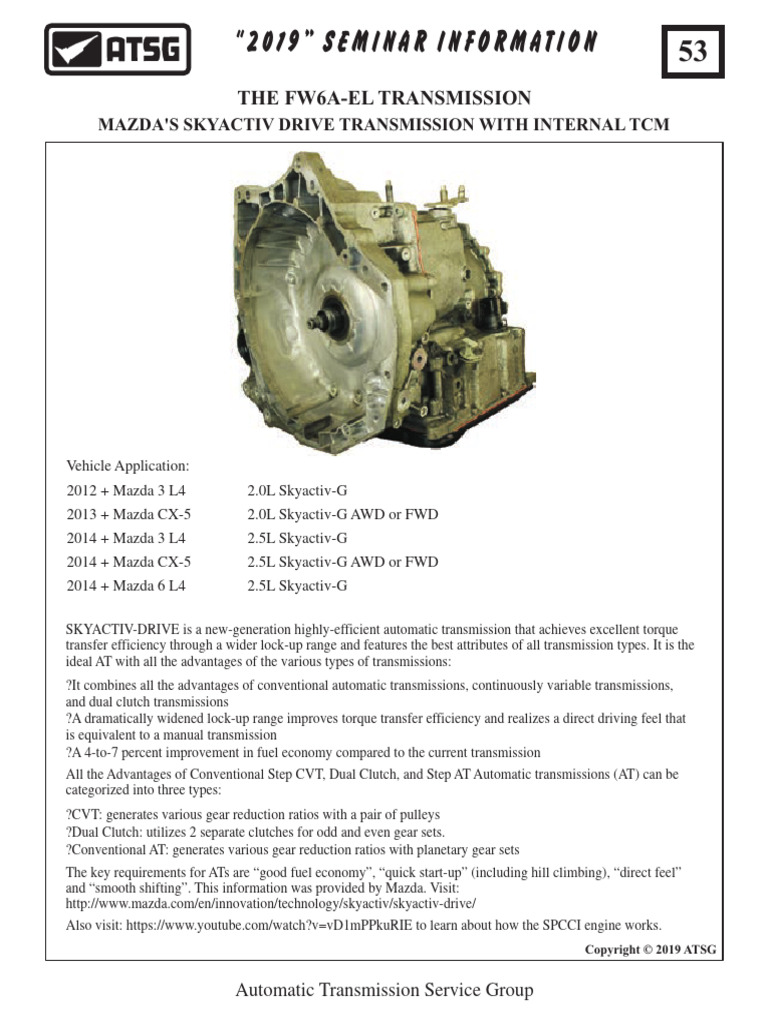 FW6A Manual Cuerpo | PDF | Automatic Transmission | Manual Transmission