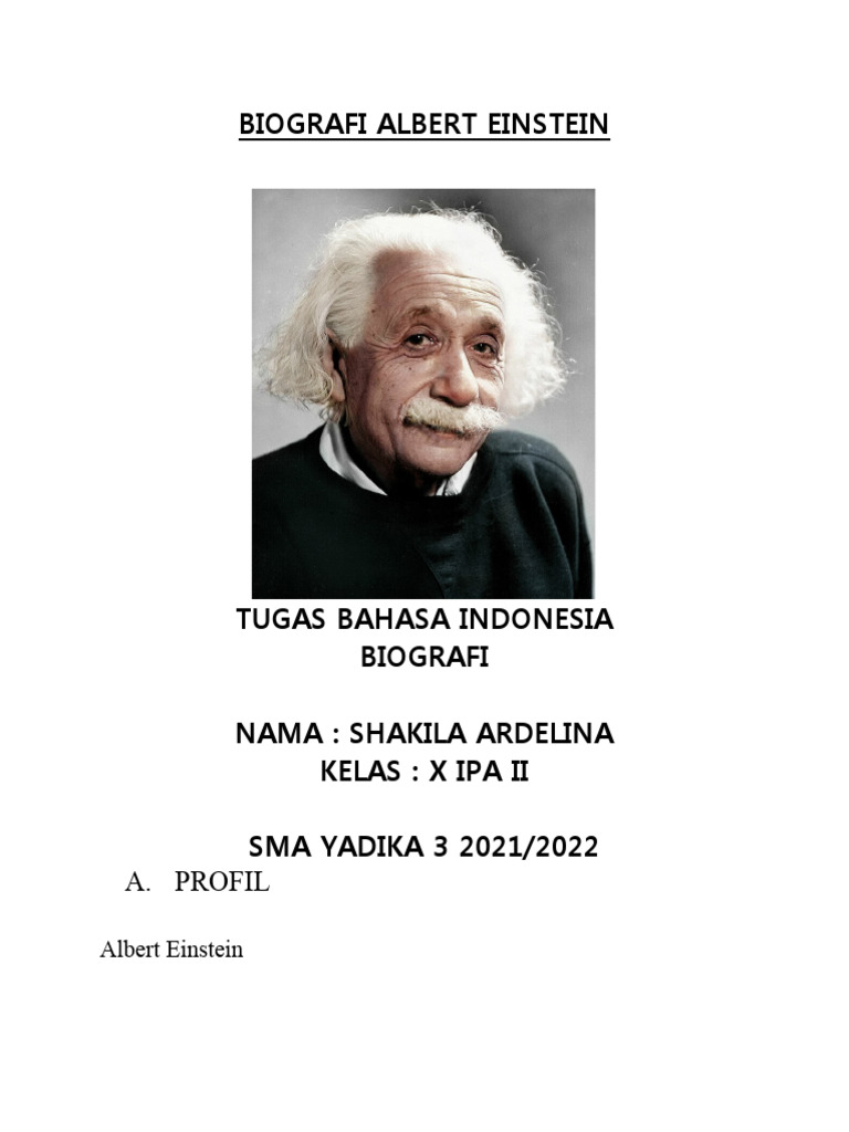 Biografi dan Penemuan Albert Einstein | PDF | Ilmu Sosial