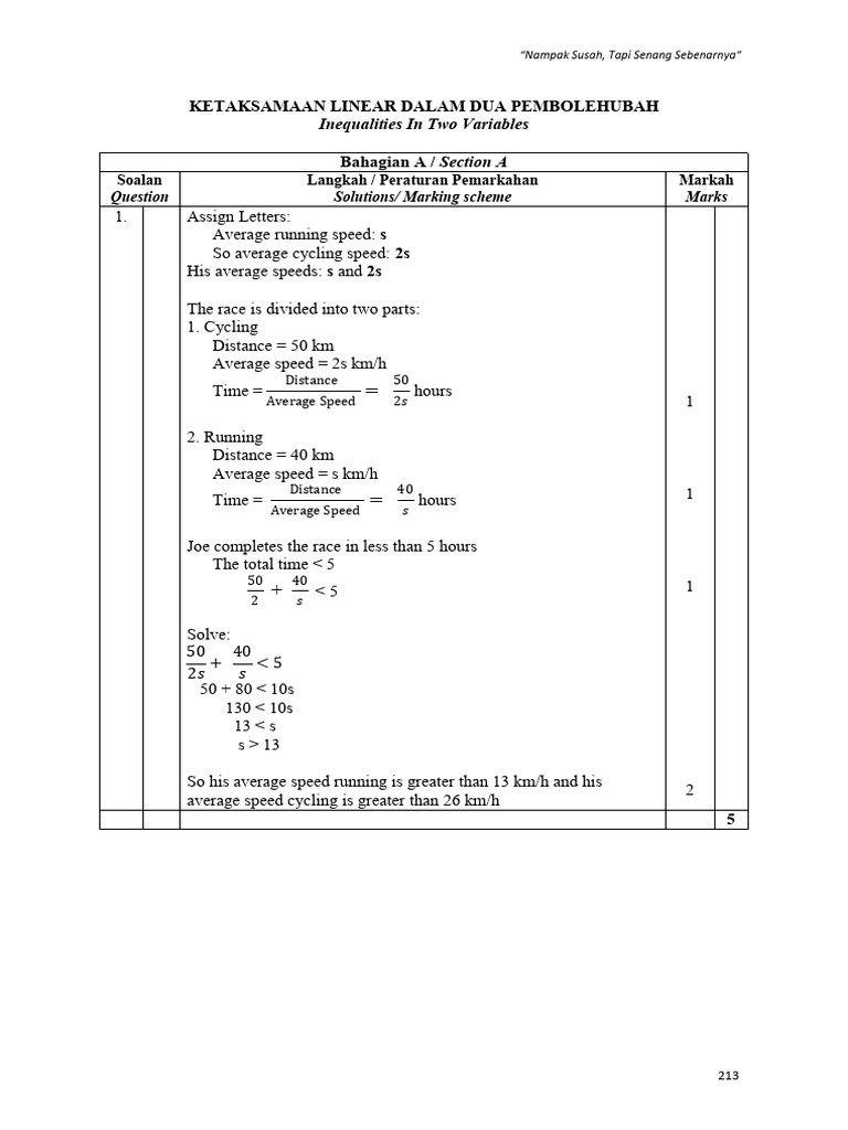 031 SR SM Modul Matematik JPN Sabah-213-218 | PDF | Speed | Physical Phenomena
