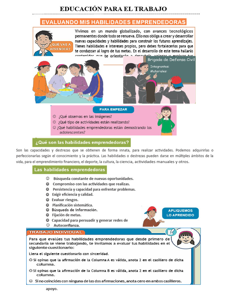 Ficha #02 IV Bimestre - Ept | PDF | Iniciativa empresarial | Cliente