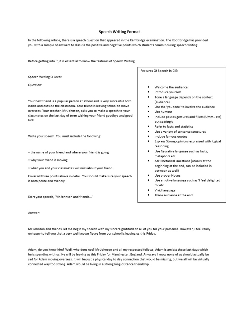 GCE O Level English P1 Format | PDF