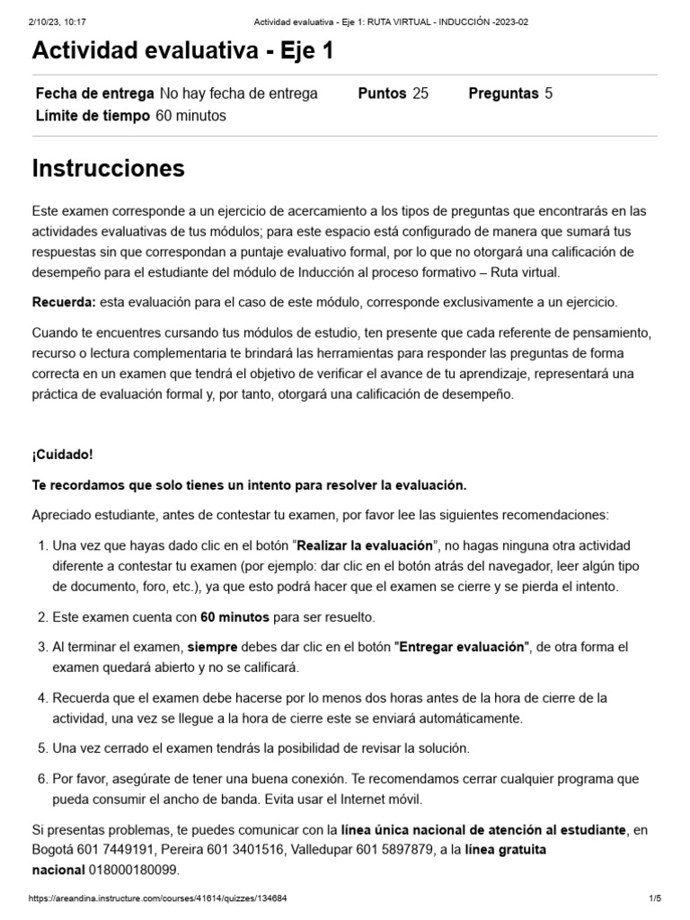 Ev. 1 Induccion | PDF | Informática