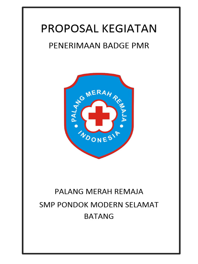 A PROPOSAL YAYASAN KEGIATAN PAB PMR 2023 Yang Sudah Selesai v2 | PDF