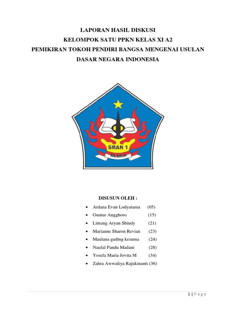 Laporan Hasil Diskusi PKN | PDF | Politik | Sains & Matematika