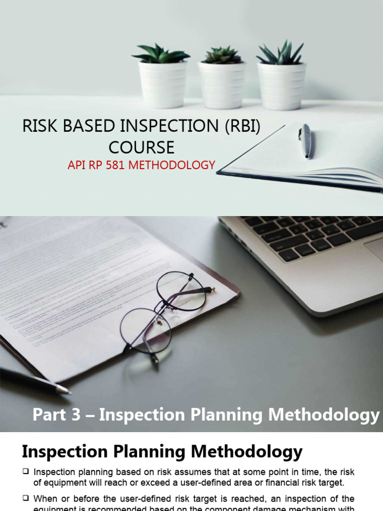 API 581 Standard - Inspection Planning Methodology | PDF