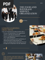 F - B Dept. Hierarchy - Duties - Responsibilities | PDF | Waiting Staff ...