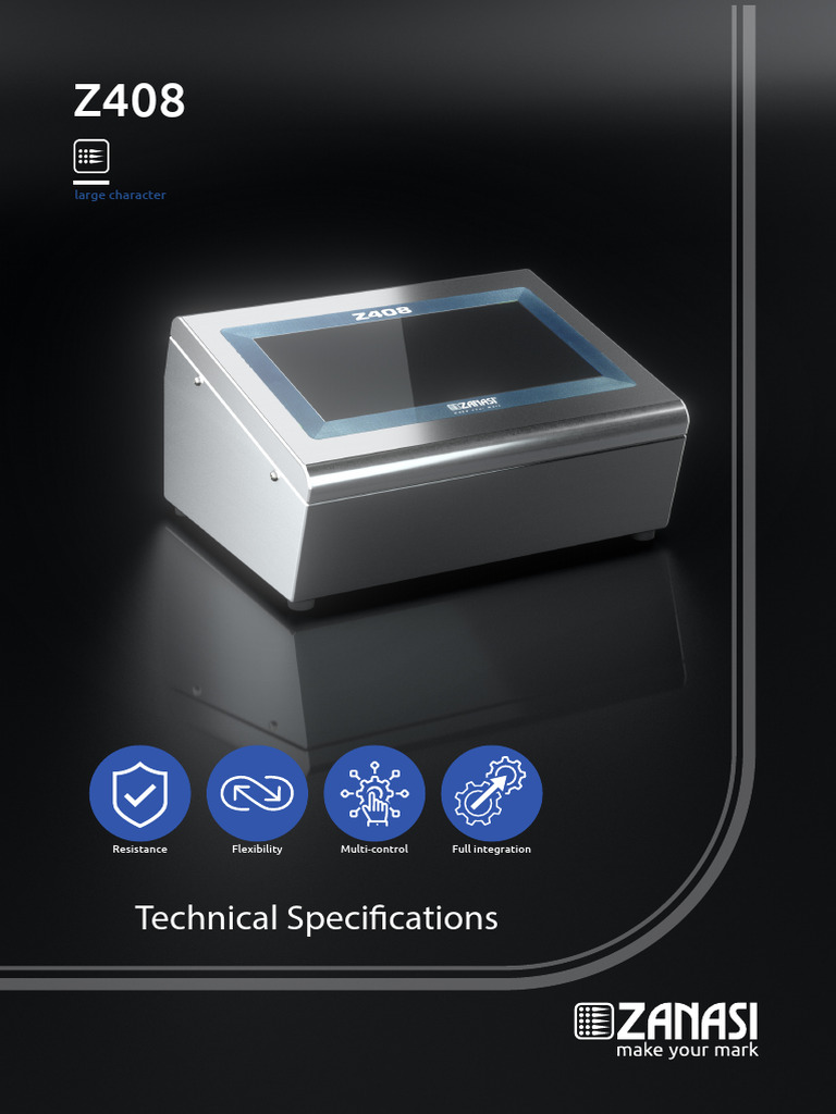 Z408 Technical Brochure (ENG) | PDF | Printer (Computing) | Icon (Computing)