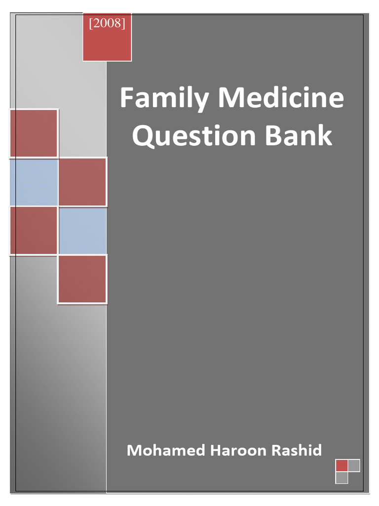DNB Family Medicine Question Bank | PDF | Family Medicine | Medicine