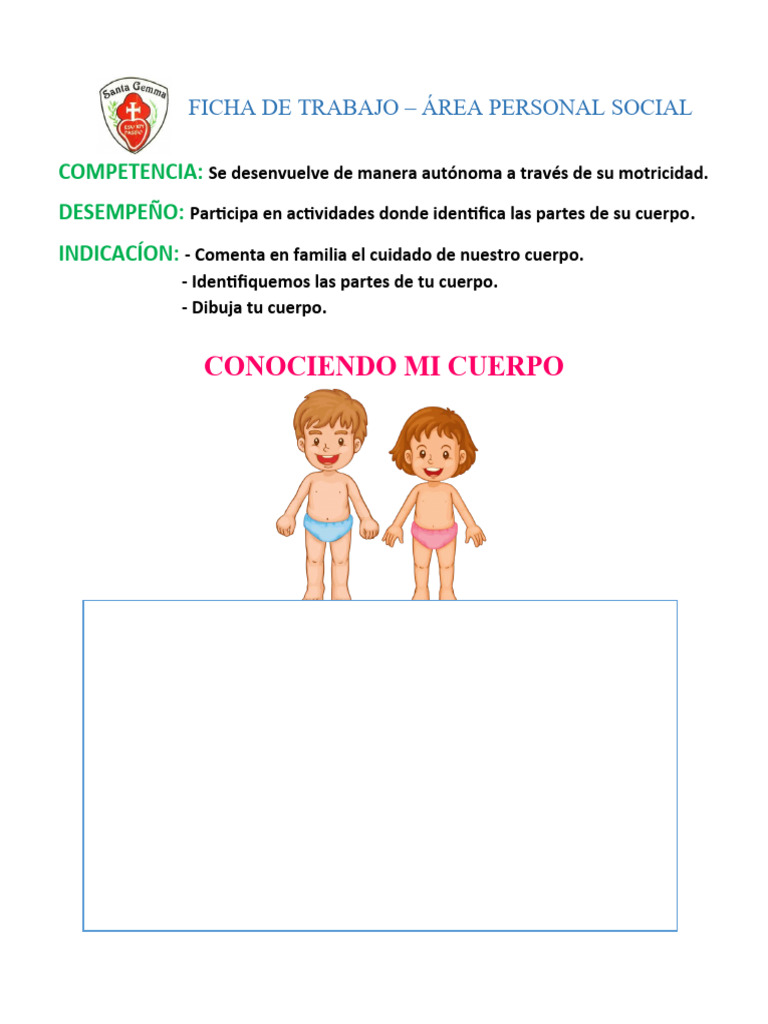 Ficha de Trabajo - Area Personal Social | PDF Ficha de Trabajo - Area Personal Social | PDF