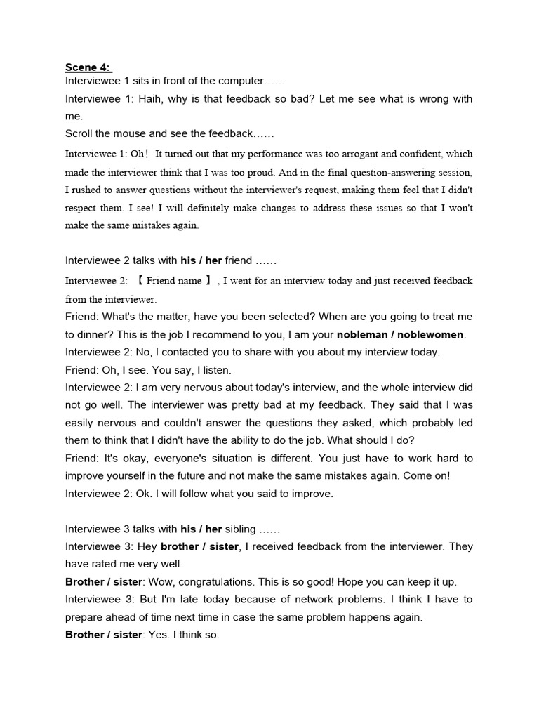 Script Scene 4 | PDF