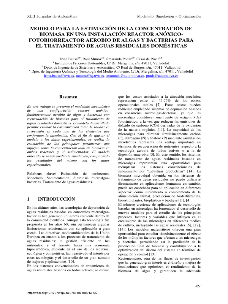 2021 Bausa Irina Modelo para La Estimacion de La Concentracion de ...