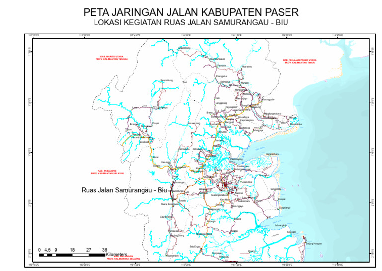 PETA Jaringan Jalan | PDF