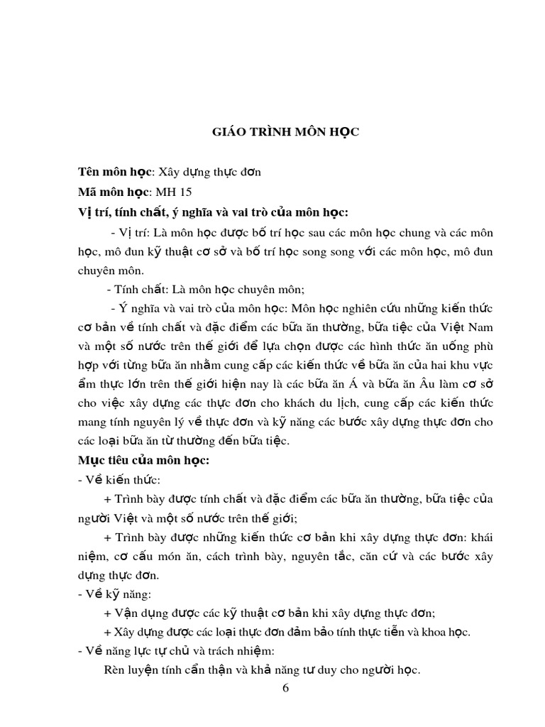 Giáo Trình Xây D NG TH C Đơn | PDF