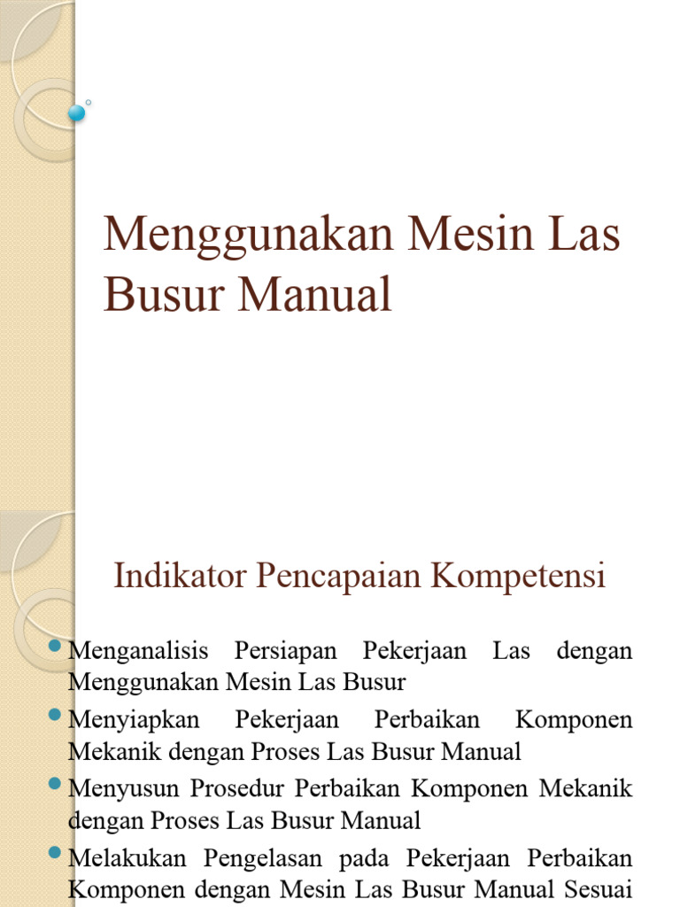 Menggunakan Mesin Las Busur Manual Fix | PDF