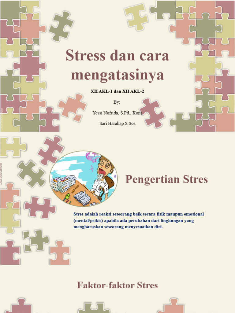 Materi BK Tentang Stres Dan Cara Mengatasinya | PDF