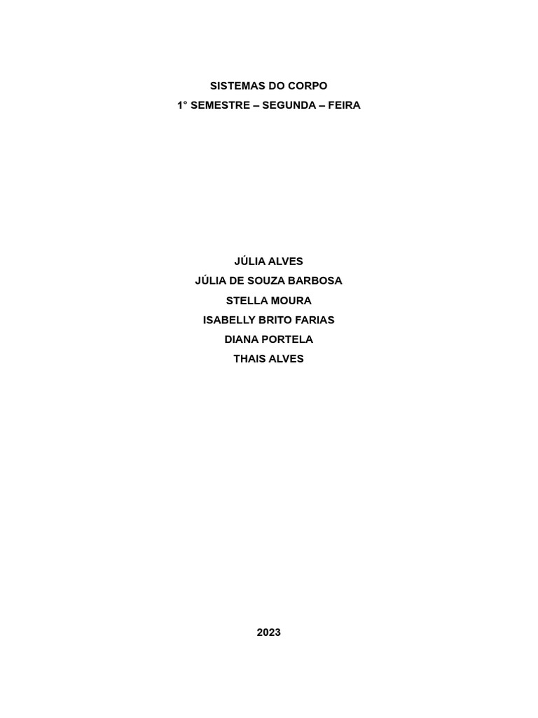 Trabalho Faculdade | PDF