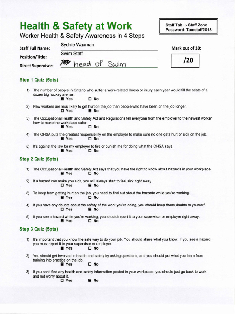 Work Health and Safety | PDF